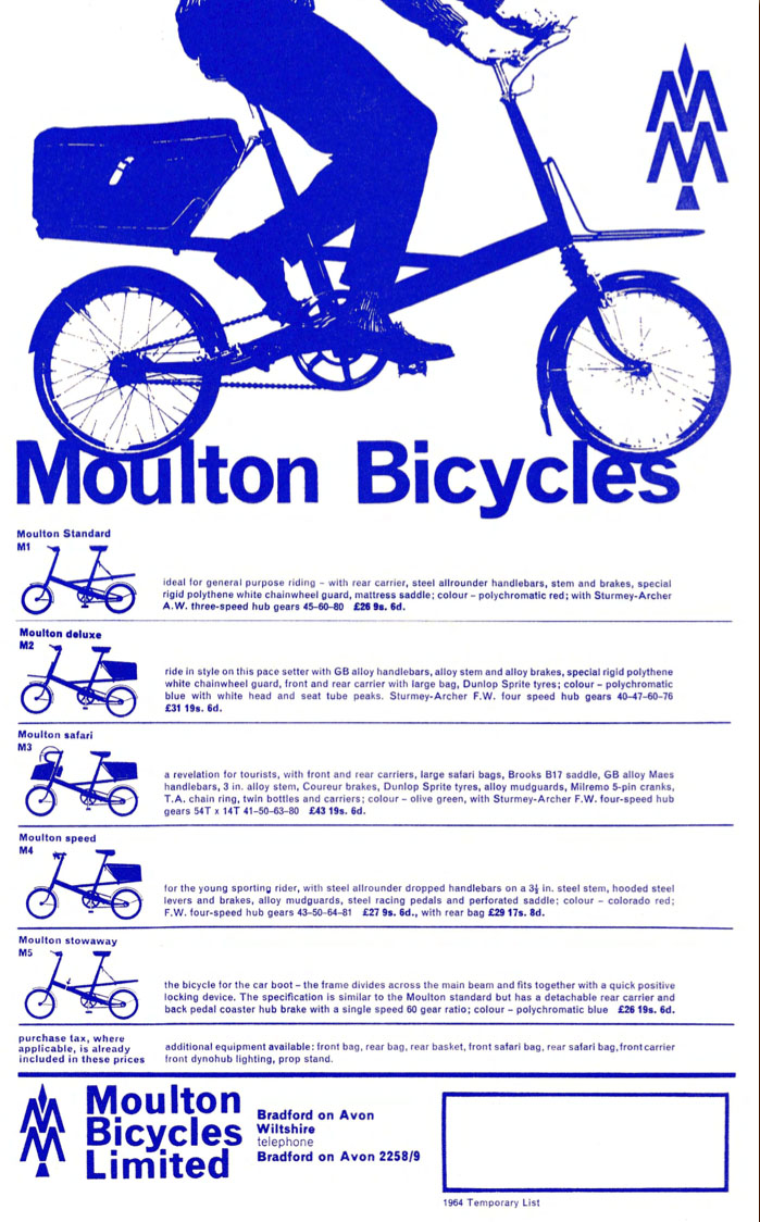 【转载】1965 Moulton Standard M1 3速 - Alex Moulton China